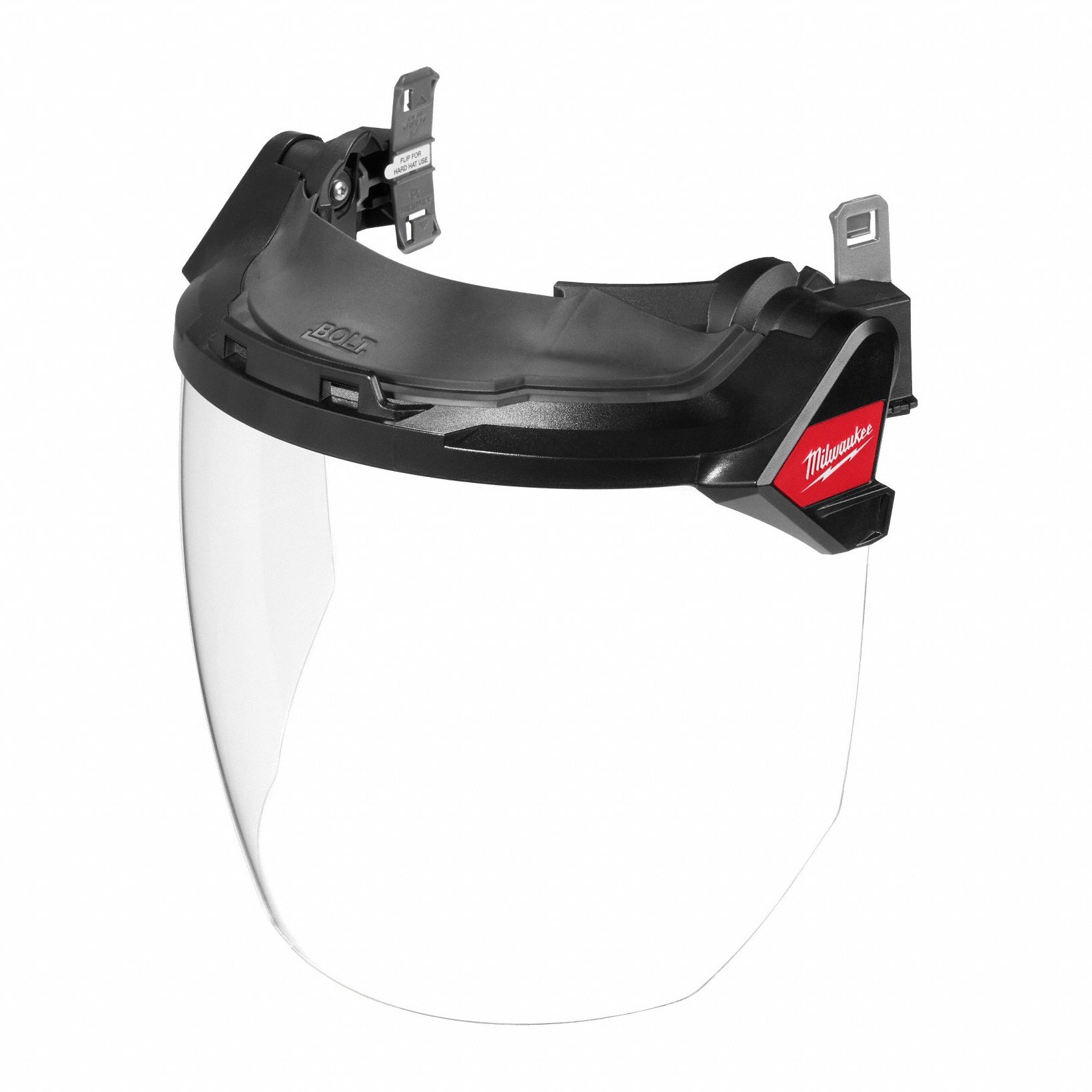 MILWAUKEE, Anti-Fog/Scratch-Resistant, Metal Detectable/Reusable, Face ...