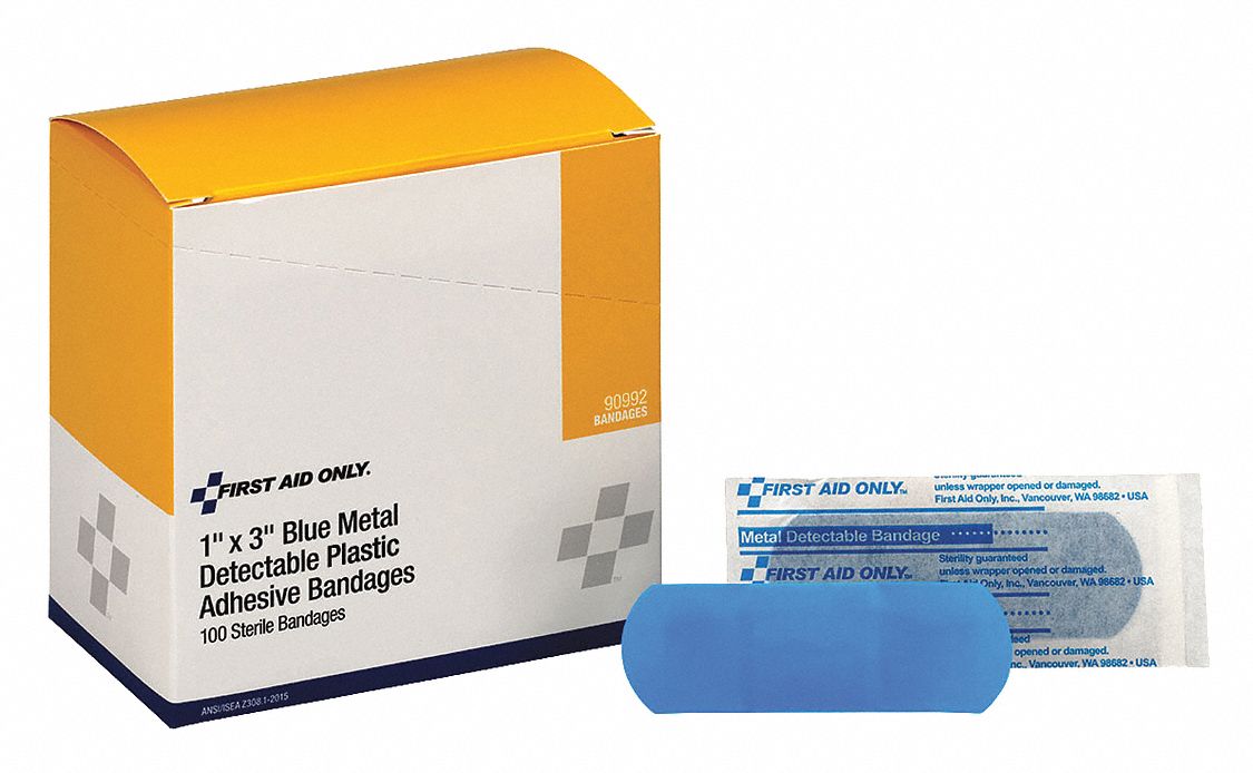 Strip Bandages, 1 in Wd, Adhesive Bandage - 480G19|90992 - Grainger