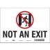 No Exit & No Entry Signs - Grainger Industrial Supply
