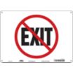 No Exit & No Entry Signs - Grainger Industrial Supply