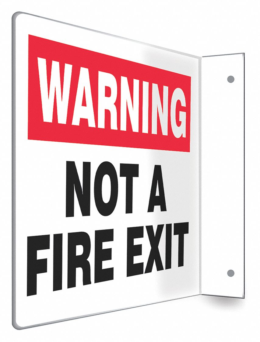 PETG, Mounting Holes Sign Mounting, Safety Sign - 480X12|480X12 - Grainger