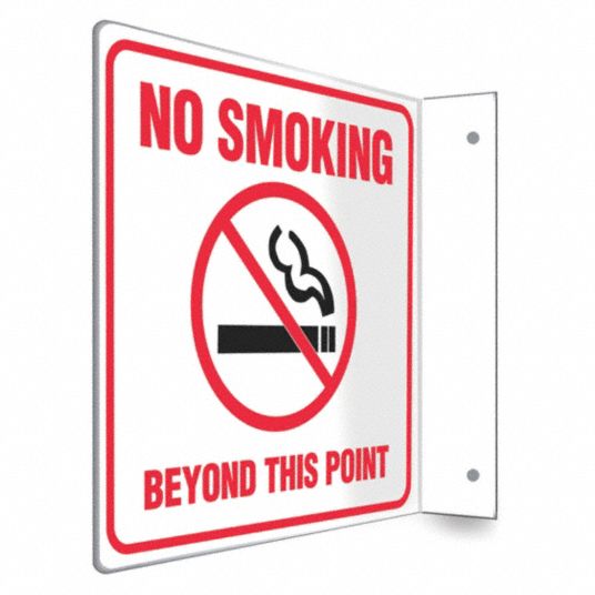 PETG, Mounting Holes Sign Mounting, Safety Sign - 480X99|480X99 - Grainger