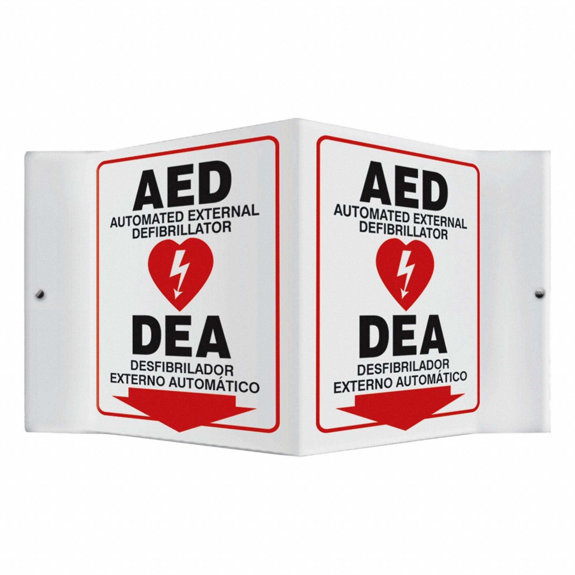 PETG, Mounting Holes Sign Mounting, Safety Sign - 480Y23|480Y23 - Grainger
