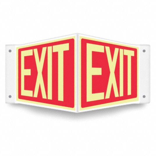 PETG, Mounting Holes Sign Mounting, Safety Sign - 480Y62|480Y62 - Grainger