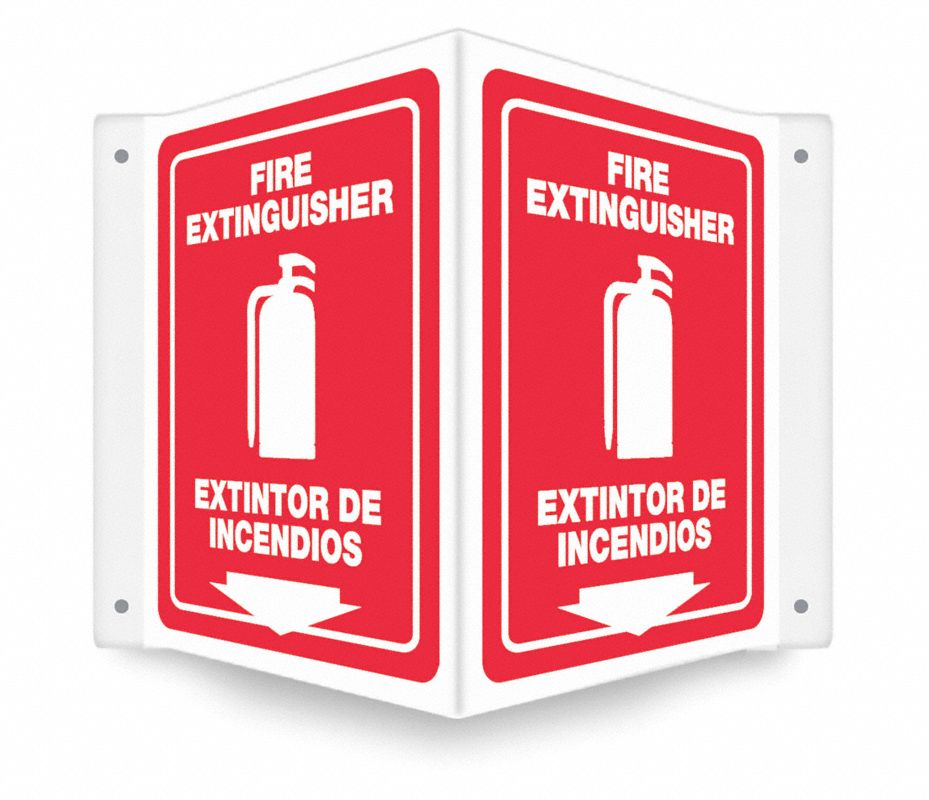 CONDOR Letrero de Seguridad,Plástico,14" An - Señalamientos de ...
