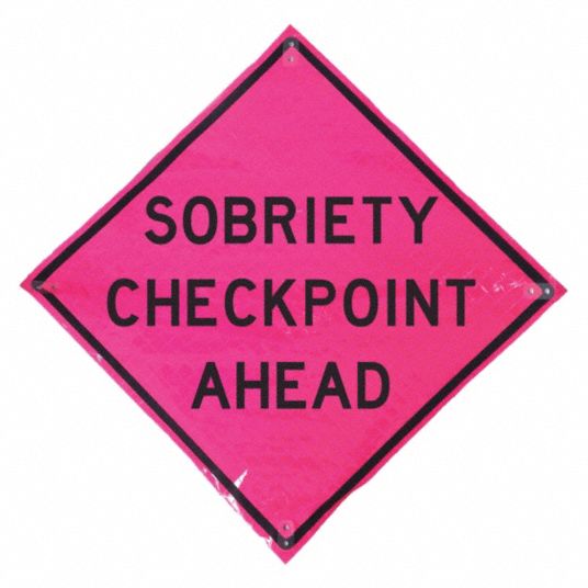 48 in x 48 in Nominal Sign Size, Vinyl, Traffic Sign - 481H84|23Y984 ...