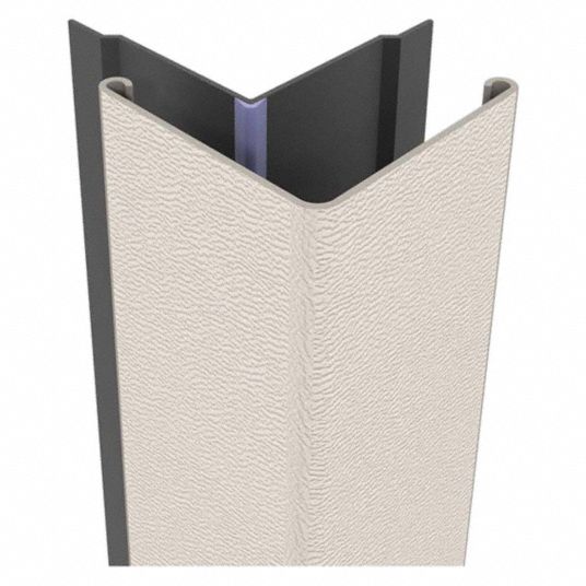 Corner Guard, Plastic, 108 in Height, 3 in Width, 0.080 in Thickness ...