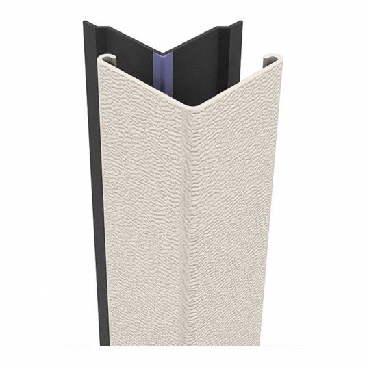 IPC Corner Guard, Plastic, 96 in Height, 2 in Width, 0.080 in Thickness ...