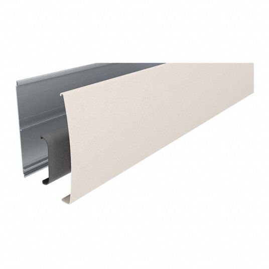 IPC Wall Protection Guard, Clam Shell, Plastic/Aluminum, 144 in Length ...