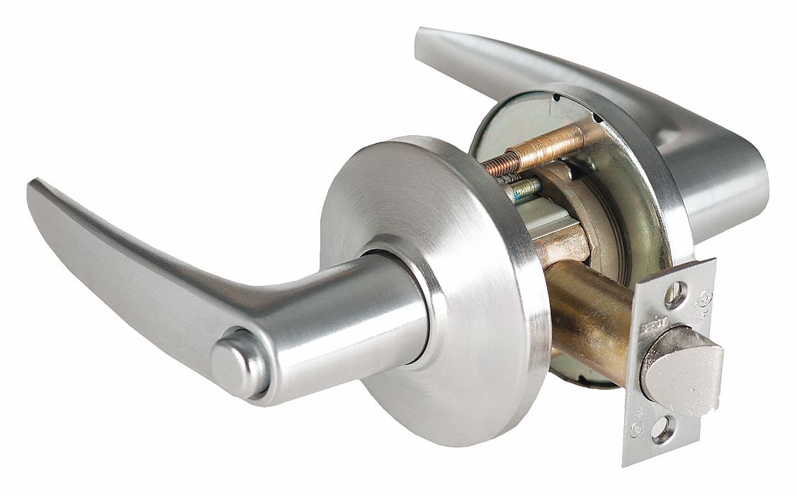 BEST, Privacy Lever Locksets, Chrome, Door Lockset - 481U43 ...