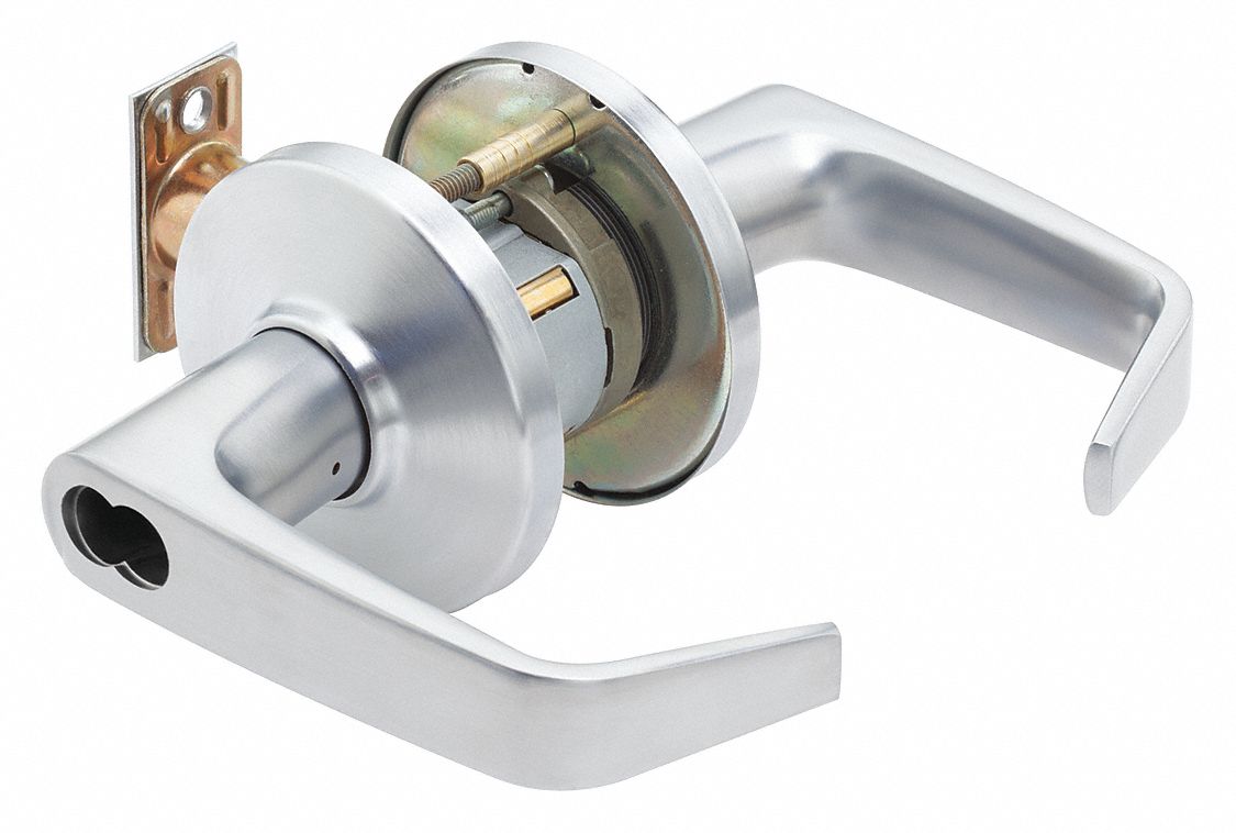 BEST, Classroom Security Lever Locksets, Chrome, Door Lockset - 481U58 ...