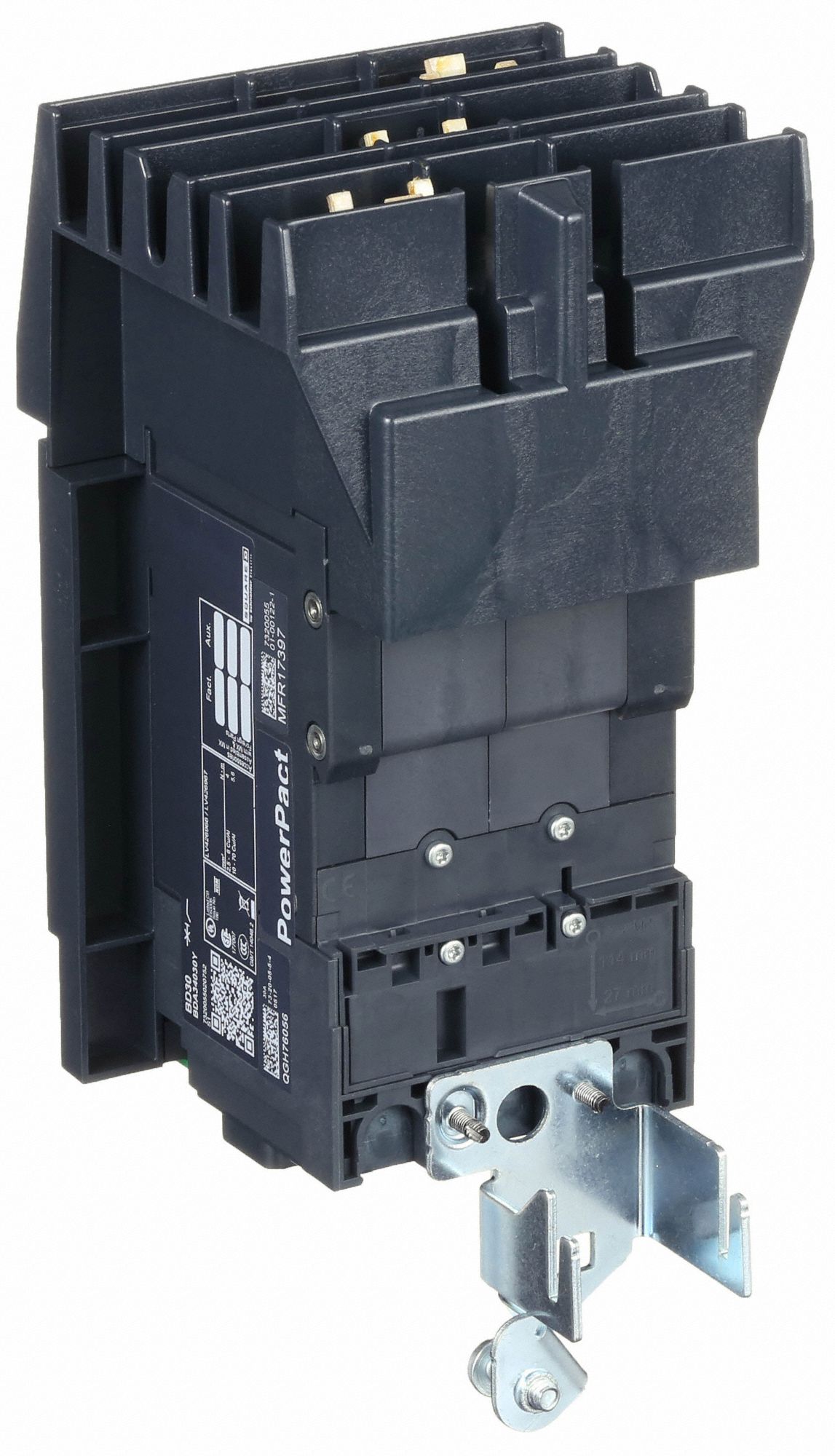 SQUARE D Molded Case Circuit Breaker: 30 A Amps, 25kA at 277/408V AC, Fixed, ABC, Std - 482C57 ...