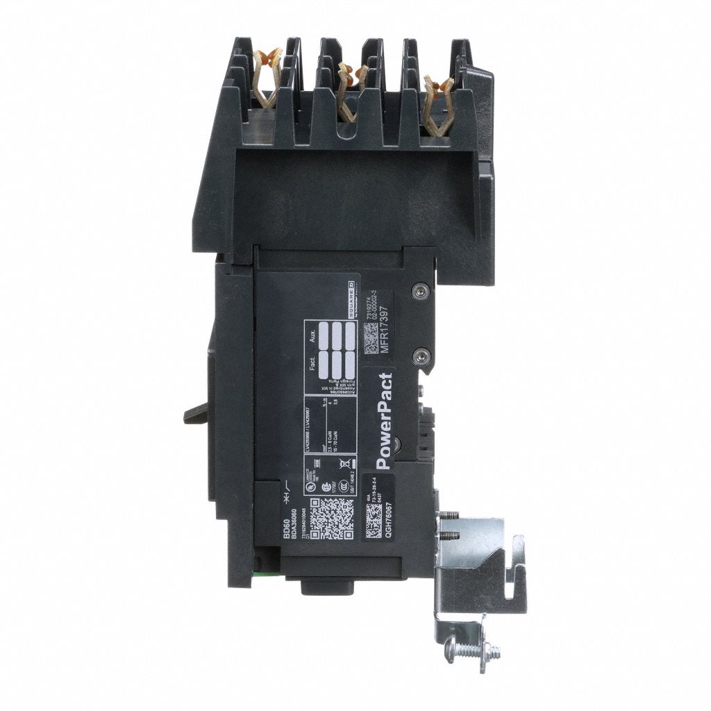 SQUARE D Molded Case Circuit Breaker: 60 A Amps, 14kA at 600Y/347V AC ...