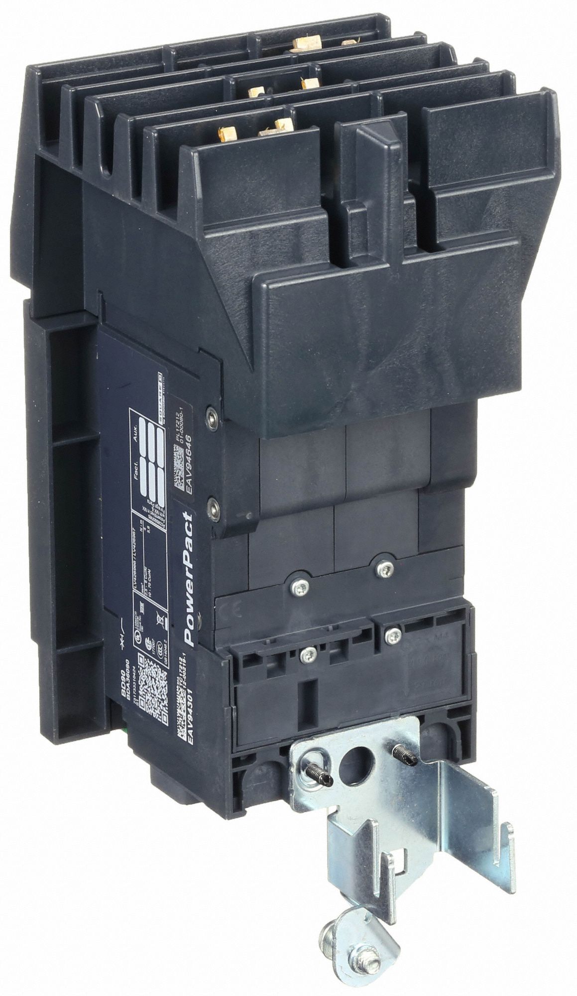 SQUARE D Molded Case Circuit Breaker: 90 A Amps, 25kA at 277/408V AC ...