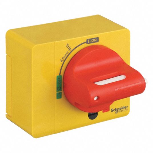 SQUARE D, Direct Mounted Red Rotary Handle, Direct Mounted Red Rotary ...