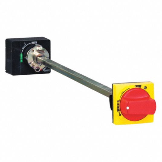 SQUARE D, Front Extended Red Rotary Handle, Front Extended Red Rotary ...