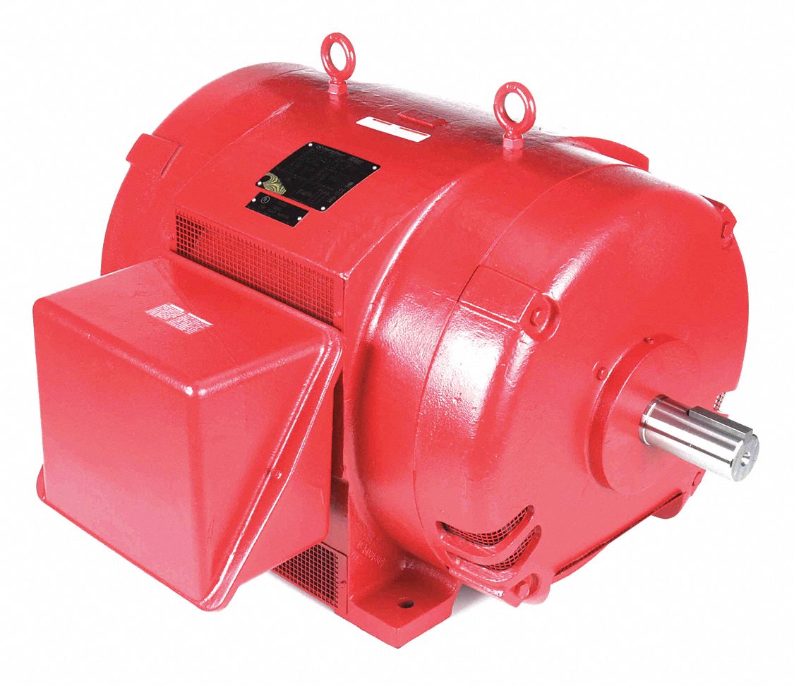 MARATHON MOTORS 200 HP Fire Pump Motor, 3-Phase, 1785 Nameplate RPM ...
