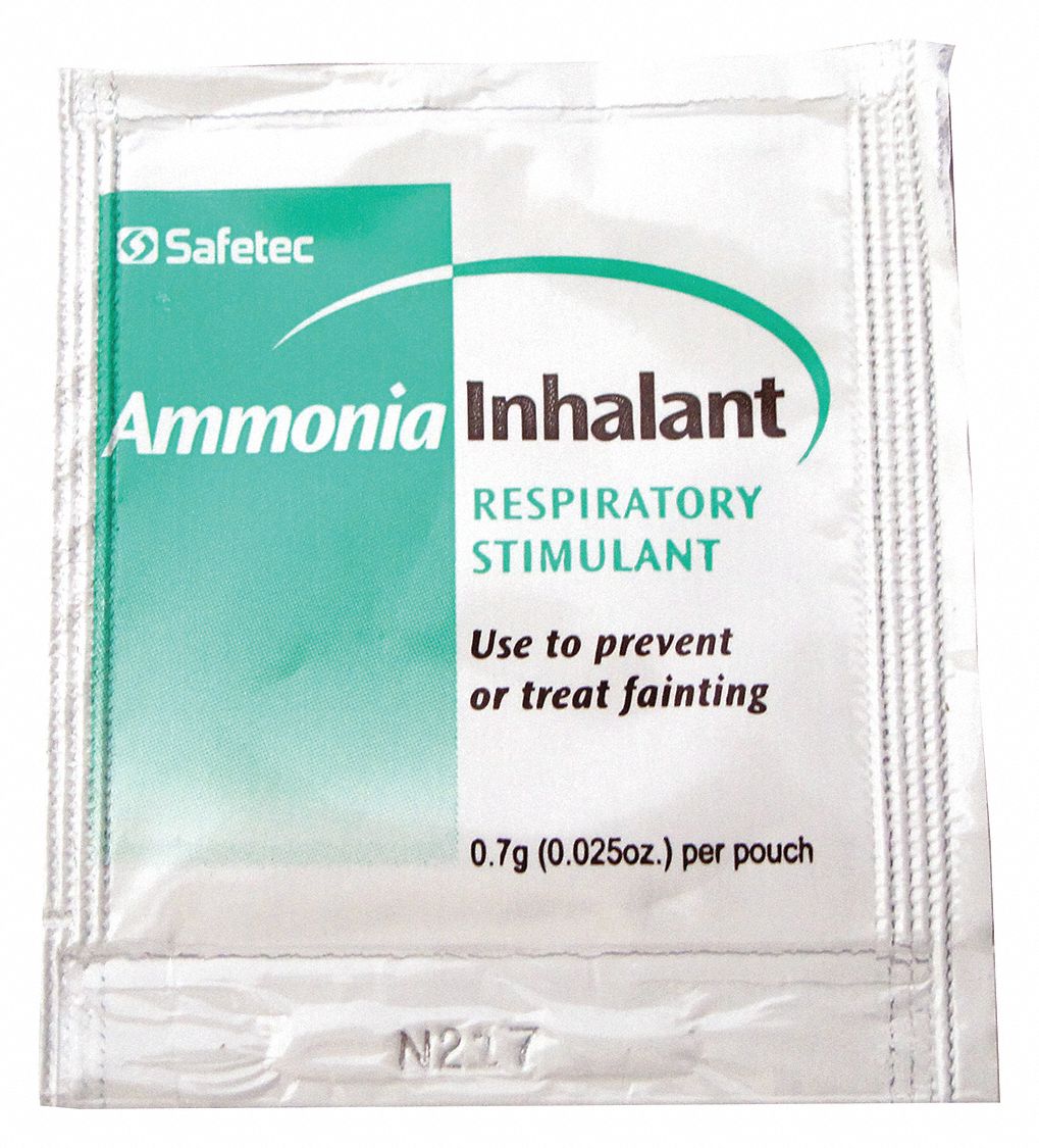 Ammonia, 12 Individual Doses, Fainting Reliever - 482W96|9999-1210 ...
