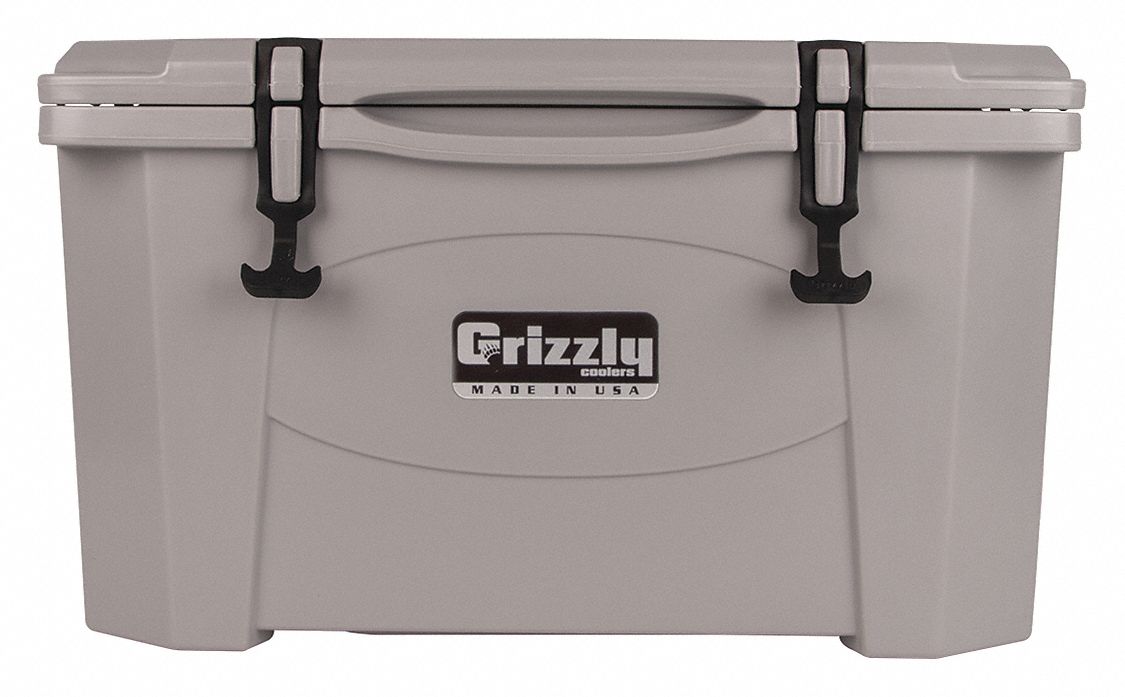 GRIZZLY COOLERS, Gray, 48 Cans, Marine Chest Cooler - 482X67|400825 ...