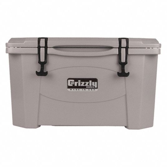 GRIZZLY COOLERS, Gray, 48 Cans, Marine Chest Cooler - 482X67|400825 ...