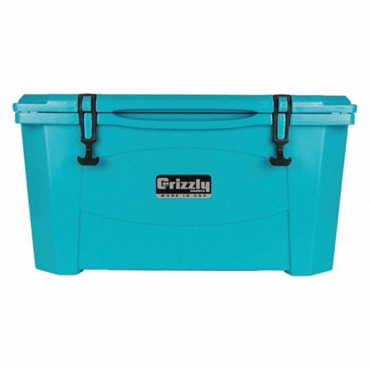 GRIZZLY COOLERS, Teal, 72 Cans, Marine Chest Cooler - 482X68|4400626 ...