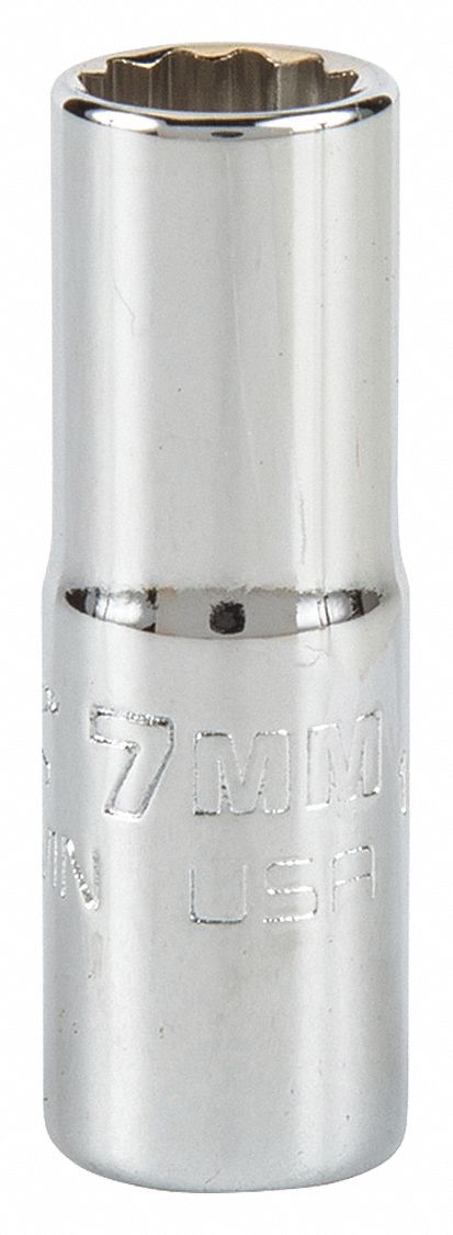 PROTO, 1/4 in Drive Size, 7 mm Socket Size, Socket - 483G65|J4707MN ...