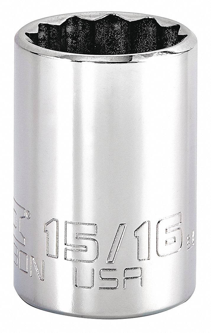 PROTO Dado marca PROTO, Tam Impulsor 3/8", Manual, Tam. Dado 15/16", 12 ...