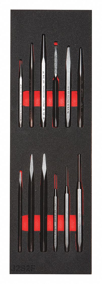 12 Pieces Cape Chisel Cold Chisel Diamond Point Chisel Chisel Set