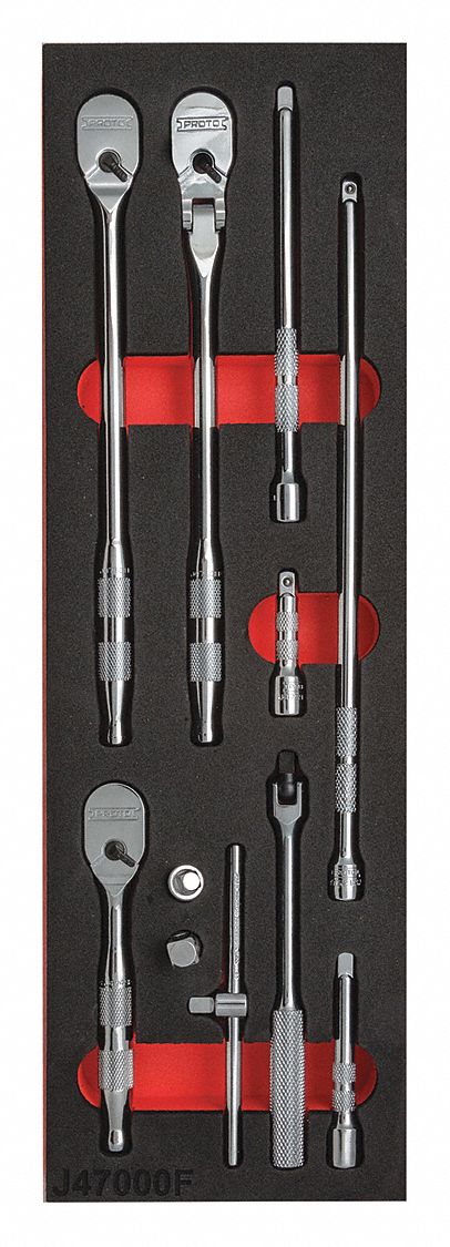 PROTO, Pear, Reversible, Hand Ratchet Set - 483J78|J47000K - Grainger