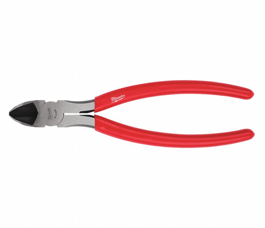 MILWAUKEE Pinzas de Corte Diagonal 8" Acero Rojo - 483K32 | 48-22-6508 ...
