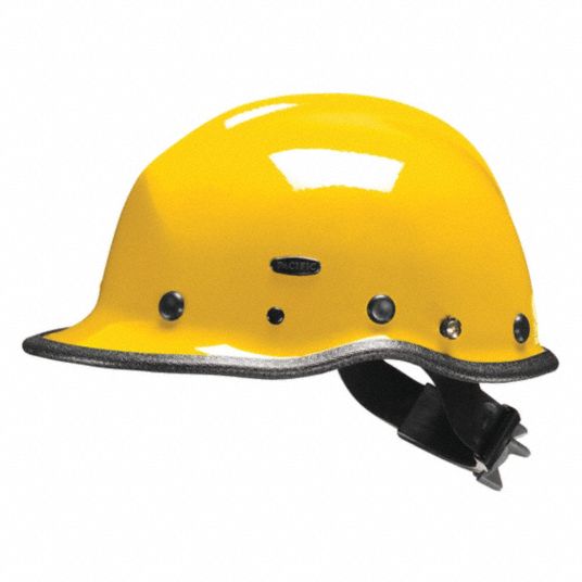 PACIFIC HELMETS, One Size Fits Most Fits Hat Size, Yellow, Rescue ...