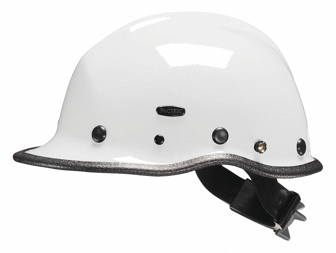 PACIFIC HELMETS, One Size Fits Most Fits Hat Size, White, Rescue Helmet ...