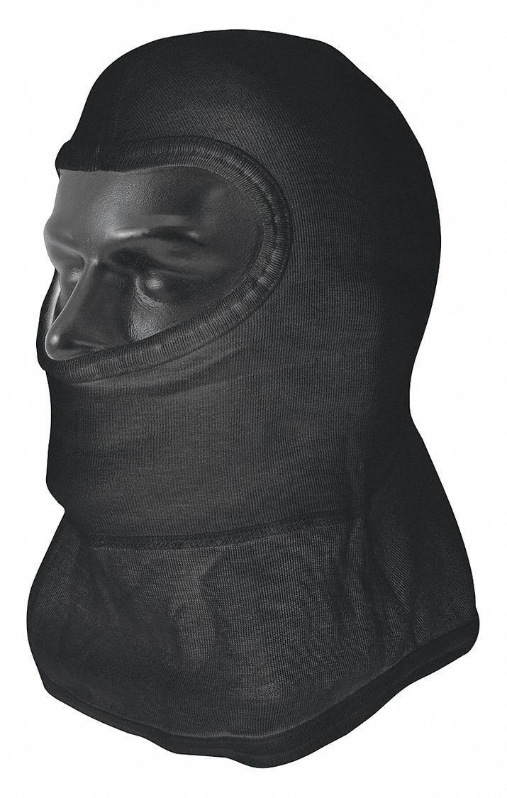 PIP, Nomex, 2 oz Fabric Wt, Fire Hood - 483T13|906-100NOM7BLKB - Grainger