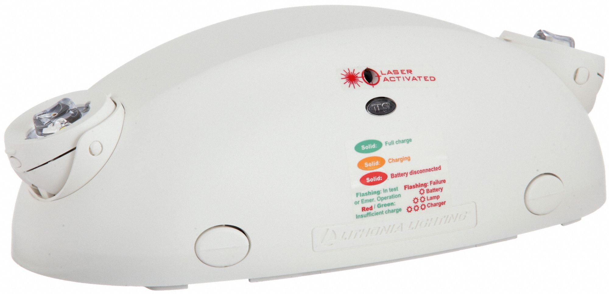 LITHONIA LIGHTING Emergency Light: LED, Damp Location Rated, 1.2 W Lamp ...