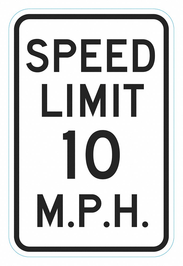LYLE Speed Limit, Speed Control & Radar Speed Traffic Sign, Sign Legend ...