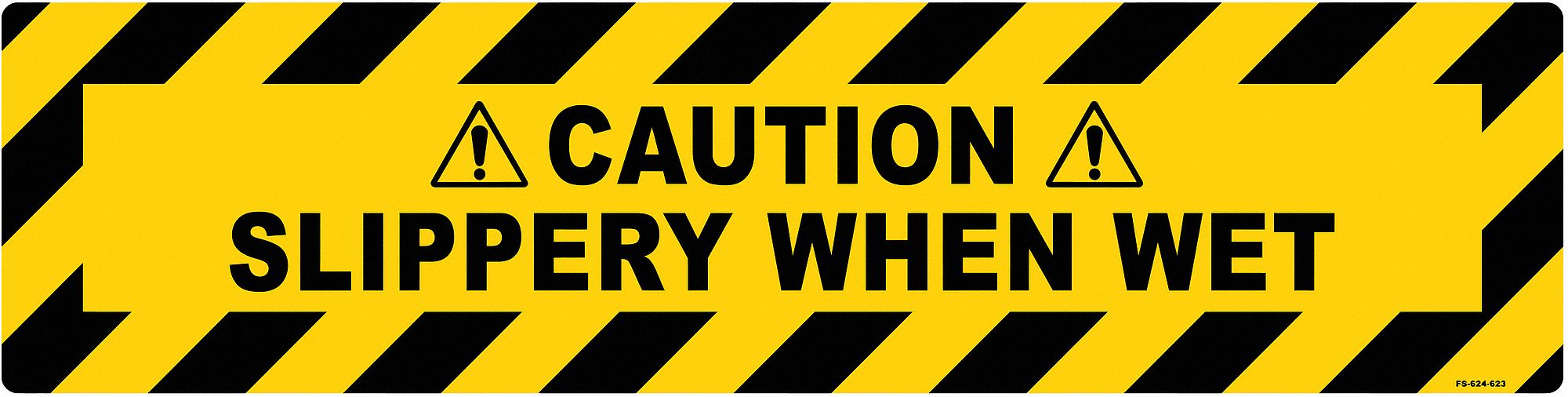 Vinyl, Adhesive Sign Mounting, Anti-Slip Floor Sign - 484P42|FS-624-623 ...