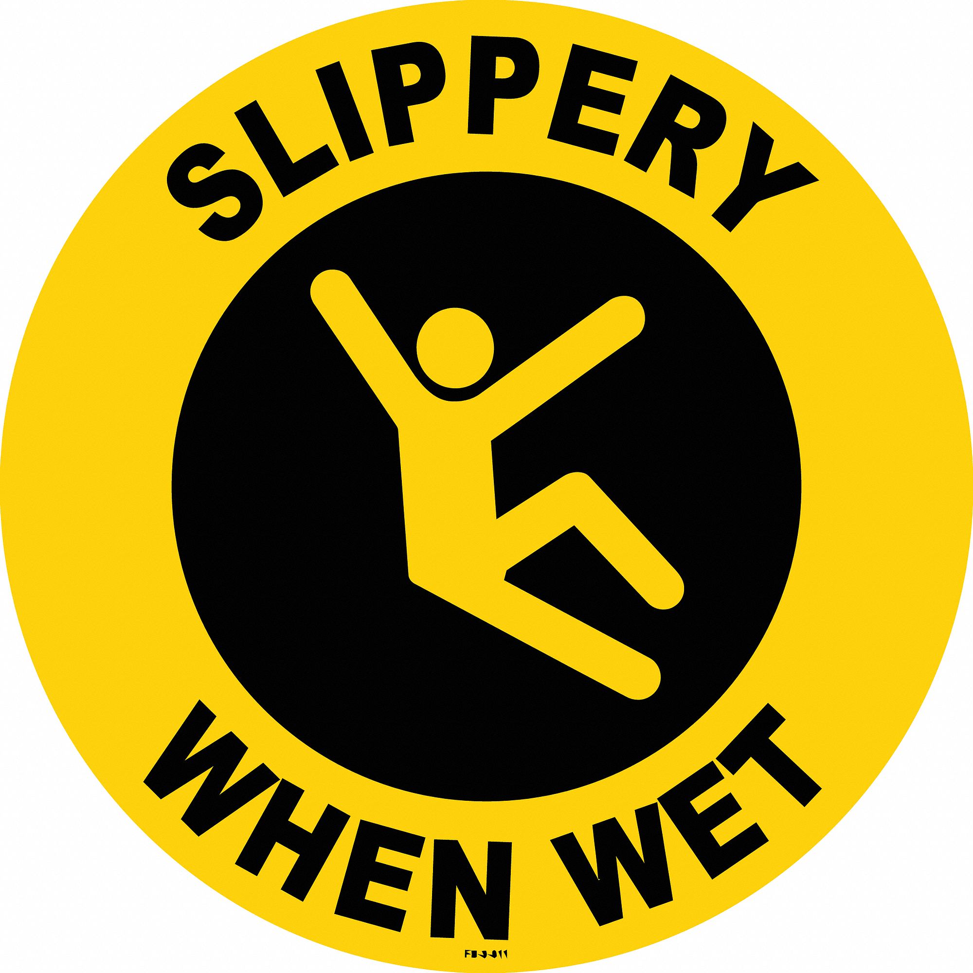 Vinyl, Adhesive Sign Mounting, Anti-Slip Floor Sign - 484P72|FS-8-811 ...