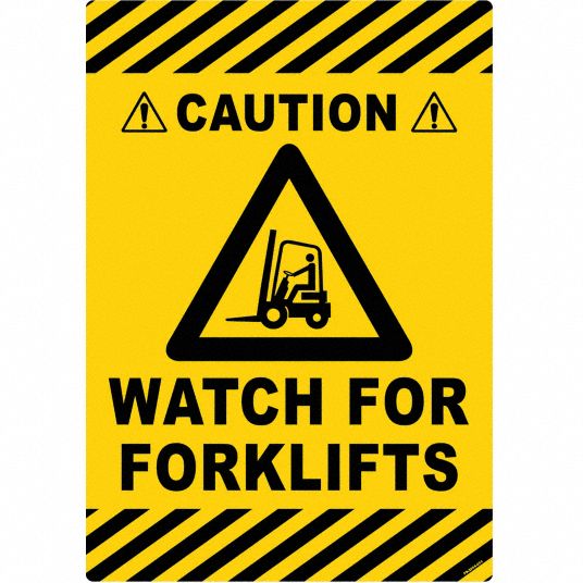 Vinyl, Adhesive Sign Mounting, Anti-Slip Floor Sign - 484P80|FS-2014 ...