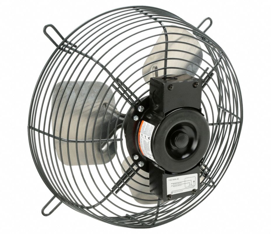 DAYTON Ventilador Extractor,Aspa 12",Alum,115V - 484X53 | 484X53 ...