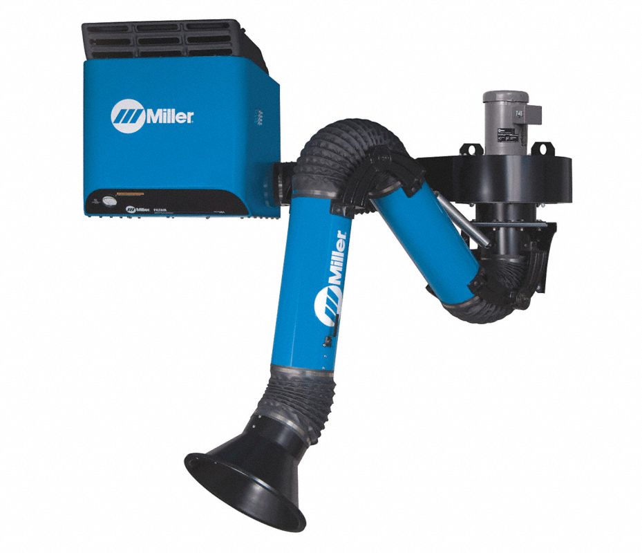MILLER ELECTRIC Extractor Estacionario de Humo, 875 PCM, 875 PCM, 8", 7 ...