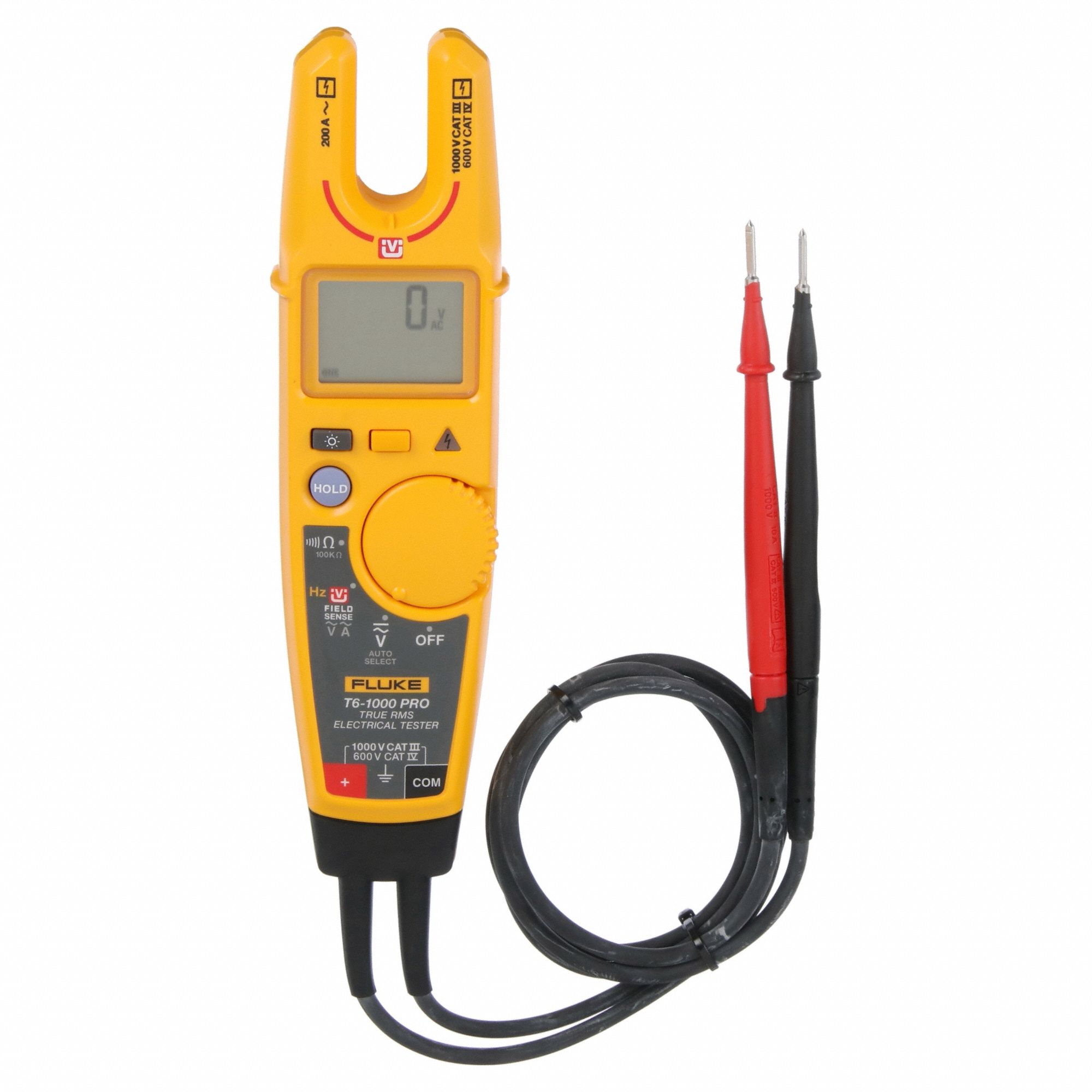 FLUKE, TRMS, Data Logging, Digital Clamp Meter - 485A84|T6-TPAK-HT6-AC ...