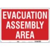 Evacuation Assembly Area & Area of Refuge Signs - Grainger Industrial ...