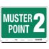Evacuation Assembly Area & Area of Refuge Signs - Grainger Industrial ...