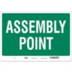 Evacuation Assembly Area & Area of Refuge Signs - Grainger Industrial ...