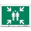 Evacuation Assembly Area & Area of Refuge Signs - Grainger Industrial ...