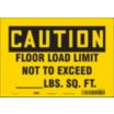 Load Capacity Signs - Grainger Industrial Supply