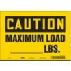 Load Capacity Signs - Grainger Industrial Supply