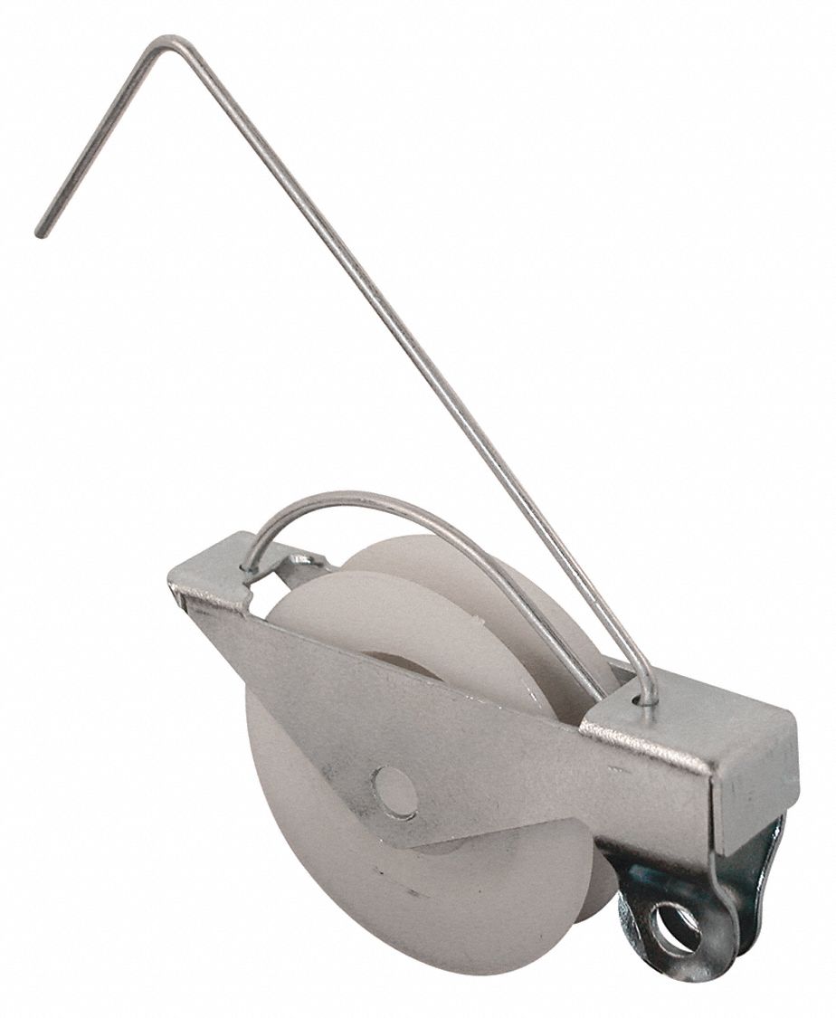 PRIME-LINE, Tension Spring Roller, 5 3/8 in Overall Ht, Tension Spring ...