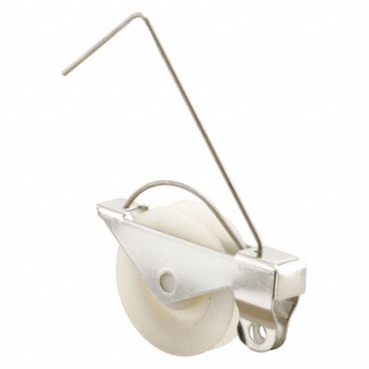 PRIME-LINE Roller Assembly, Gray, 6 13/32 in Length, 3 3/4 in Width, 1 ...