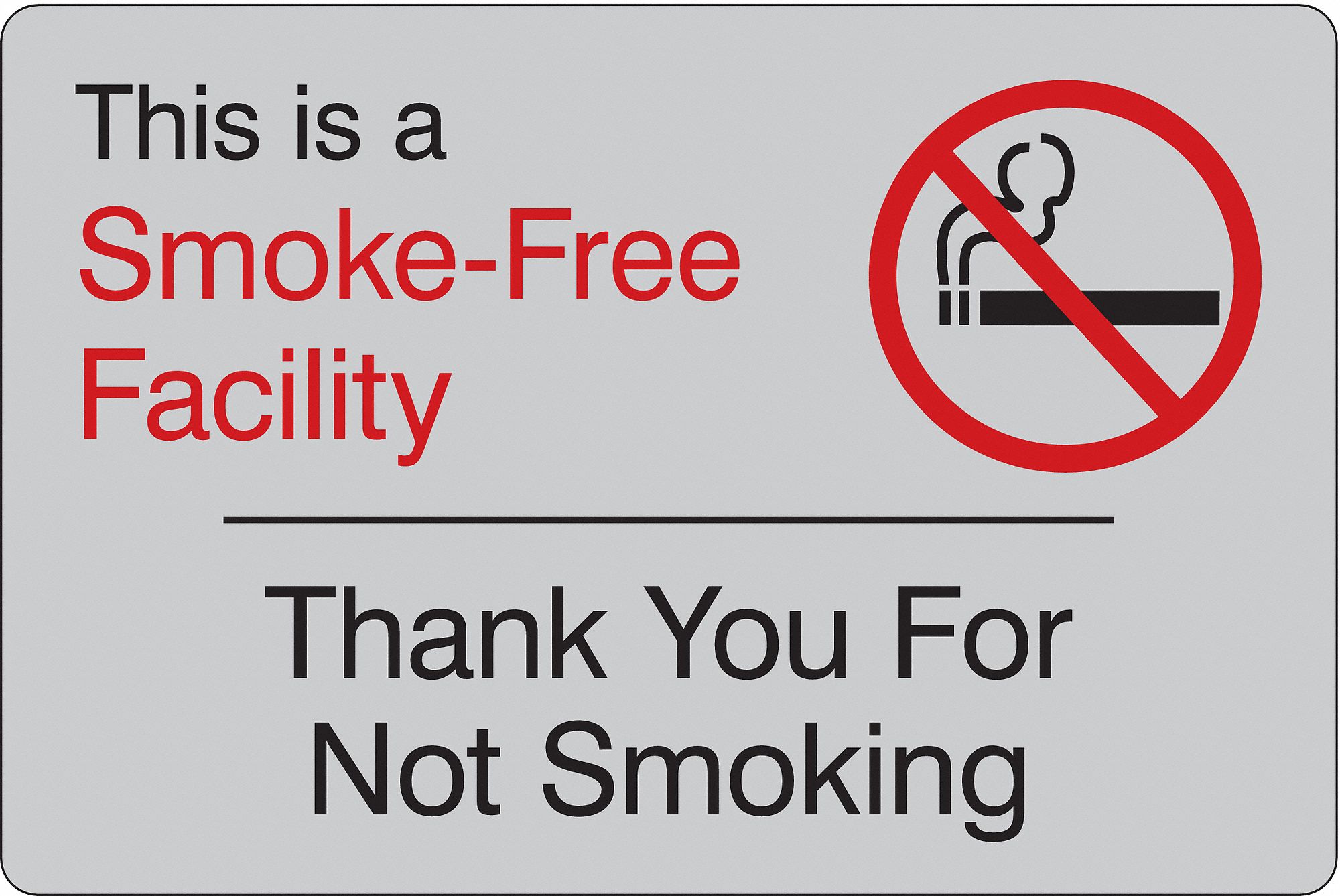 Acrylic, Adhesive Sign Mounting, Facility Sign - 486H20|486H20 - Grainger